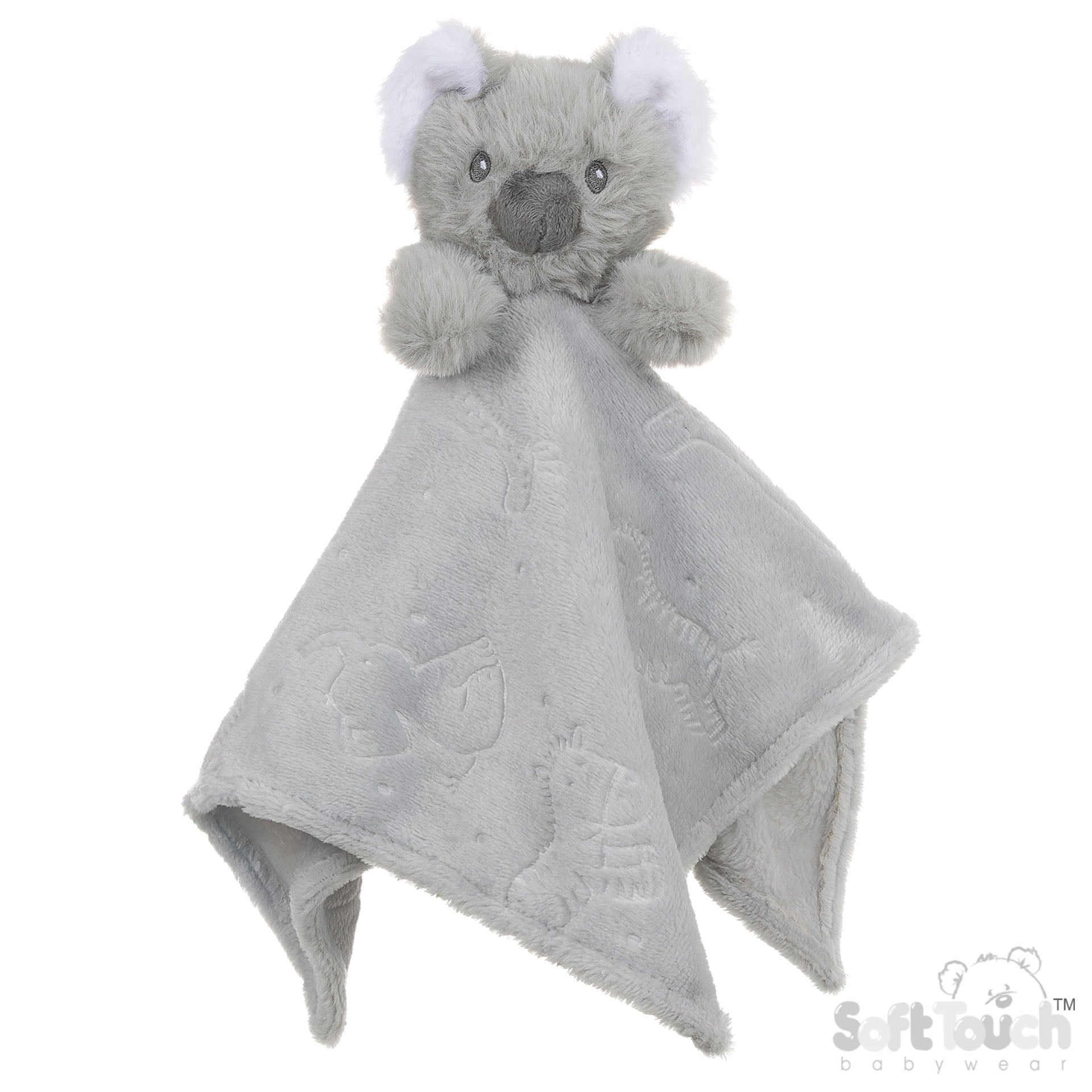Koala Grey Embossed Comforter - Animals (36x36CM) (PK6) BC305-G – www ...