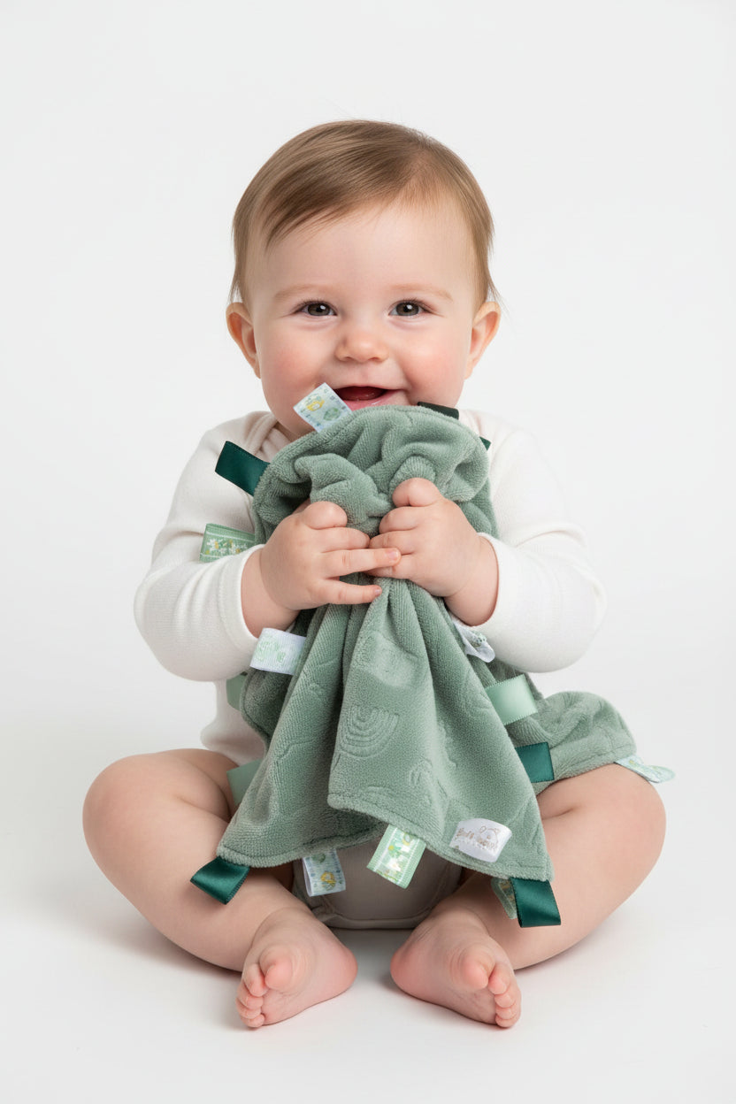 Embossed Taggie Comforter - Sage Green (PK12) RC305-SG – www ...