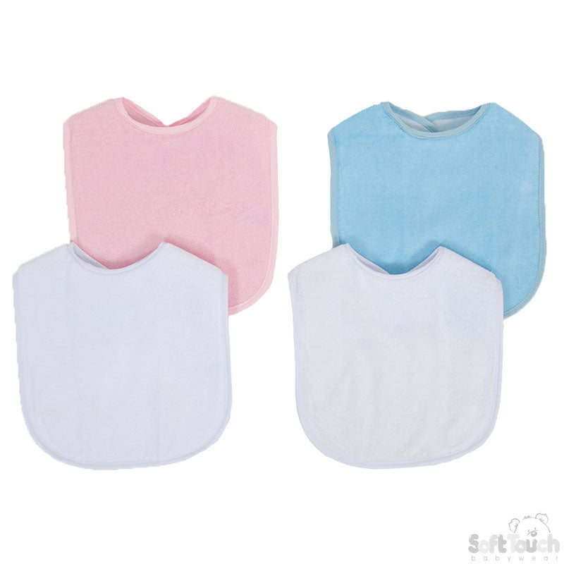 2pc Baby Velcro Bibs p4705 – www.kidswholesale.co.uk